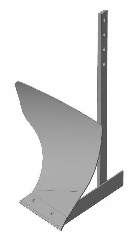 Плуг маленький, стойка 10*500мм, ширина отвала 190мм, без сцепки