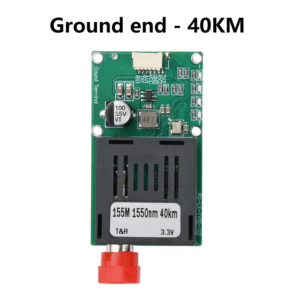 Diymore Модуль оптического приемопередатчика TTL для оптоволокна Ground End-40KM