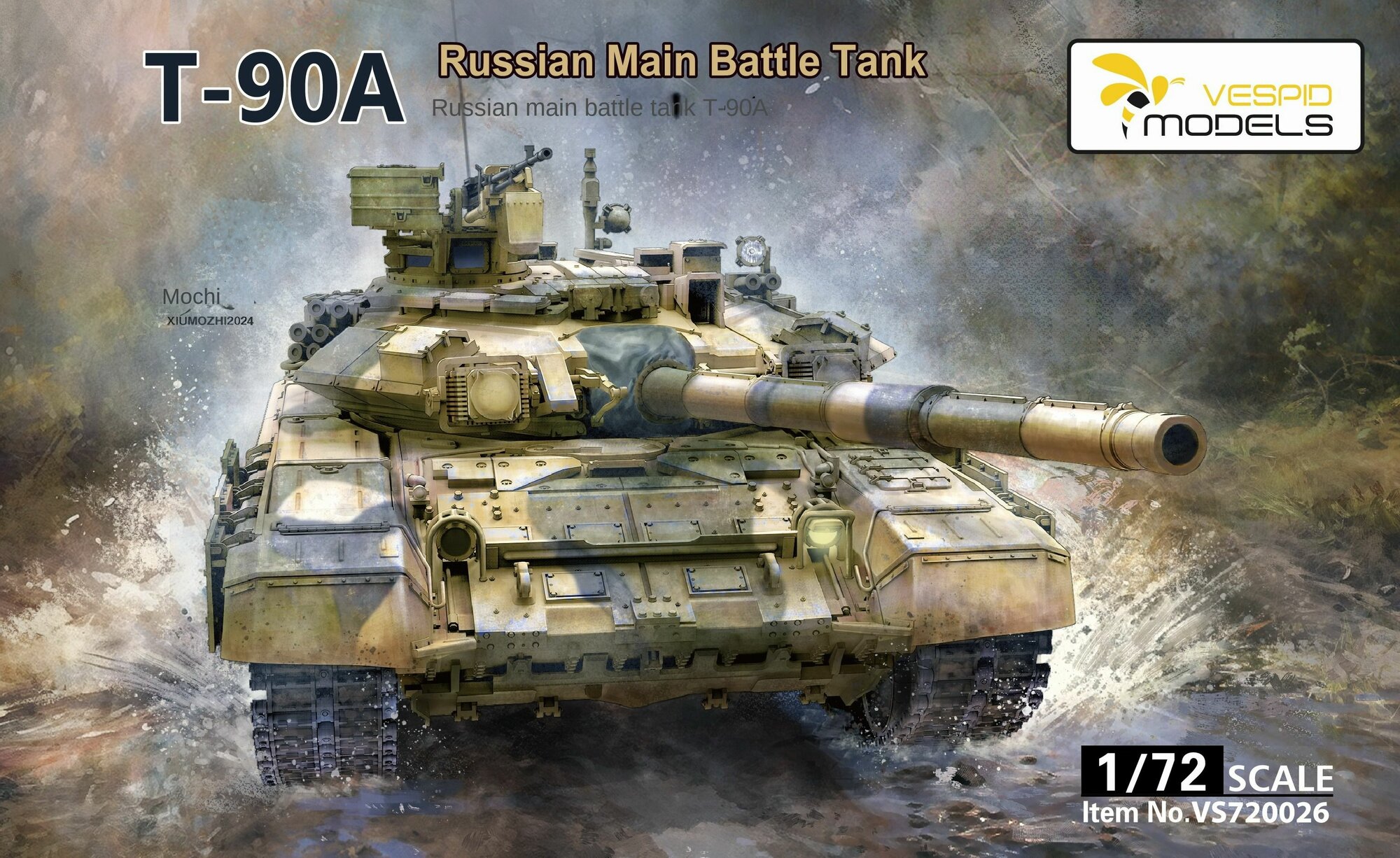 VESPID VS720026 1/72 Россия T-90A сборная модель танка