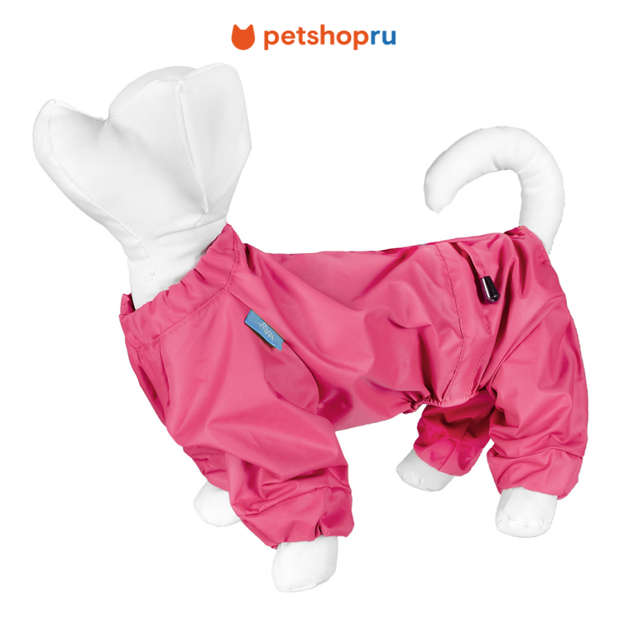 Yami-Yami одежда Дождевик для собак, розовый, размер XL, спинка 32.5 см