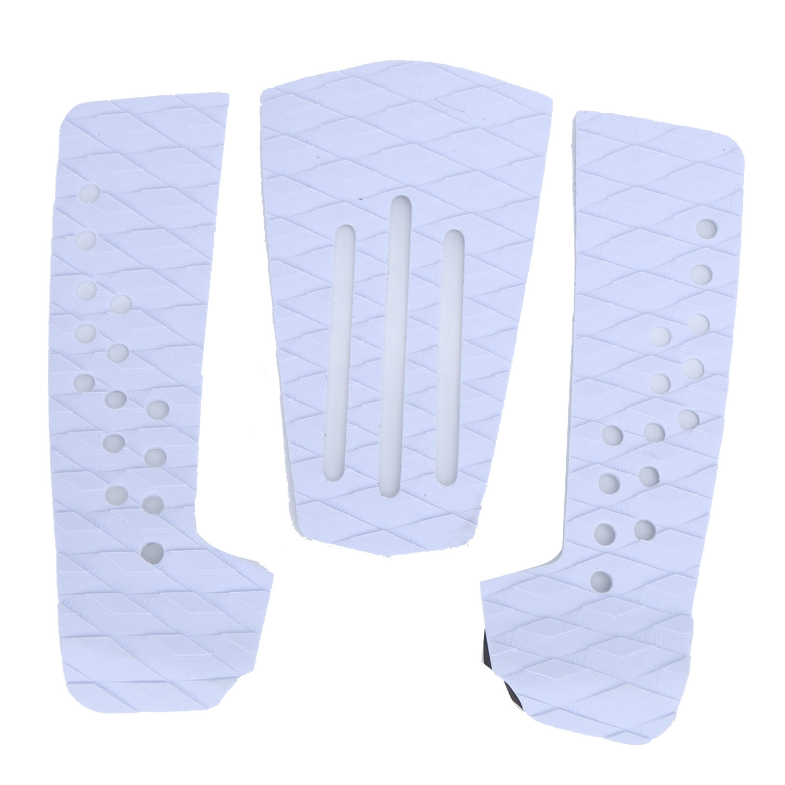 3 шт. Противоскользящие влагостойкие коврики для серфинга и аксессуаров для скимборда (белые)