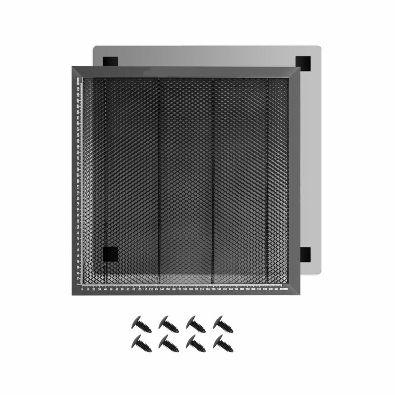 Аксессуары для 3D-печати лазерный гравировальный станок сотовая платформа 300x300 мм-глянцевая алюминиевая пластина