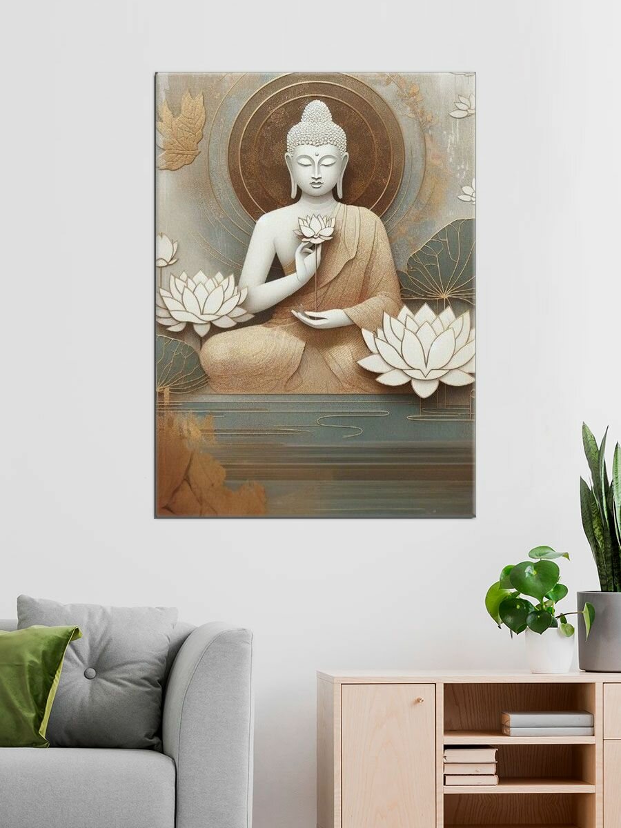 Картина на стену "Будда", 50х70 см
