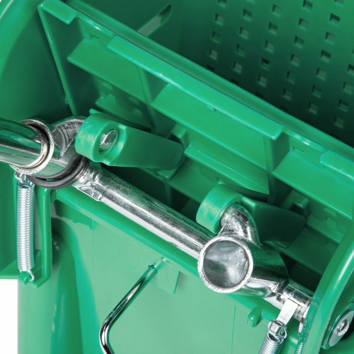 Тележка уборочная Luscan Professional 1-ведерная с отжимом 20л (зеленая)