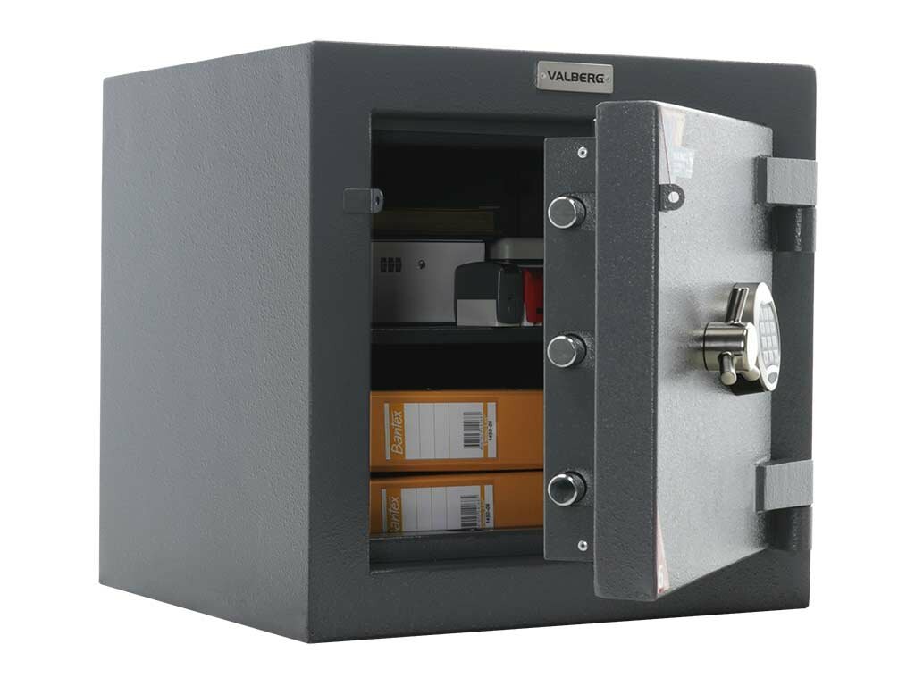 Сейф VALBERG Форт 50 EL, огневзломостойкость, кодовый замок, графит 500x510x510