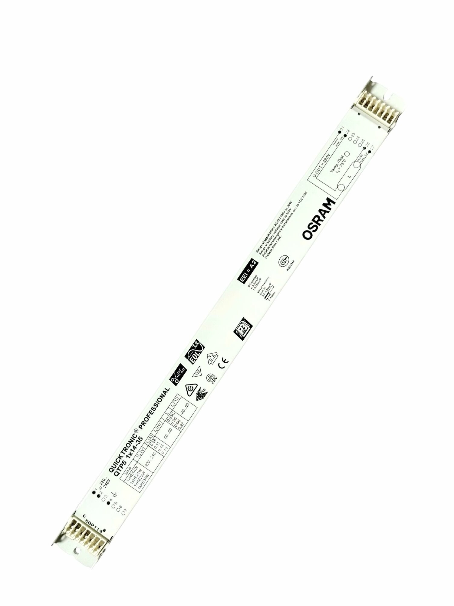 ЭПРА Osram QUICKTRONIC PROFESSIONAL QTP5 1x14-35