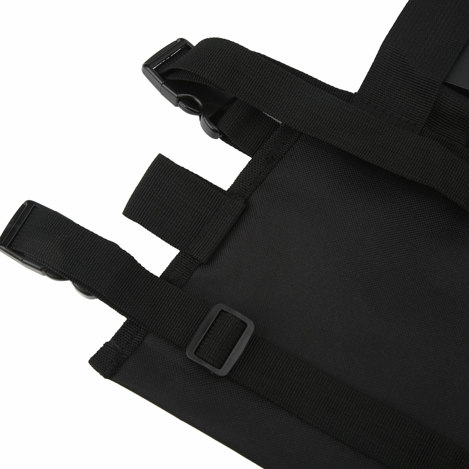 Жилет для активного отдыха 600D Oxford Cloth дышащий регулируемый модульный тренировочный жилет для охоты на открытом воздухе черный