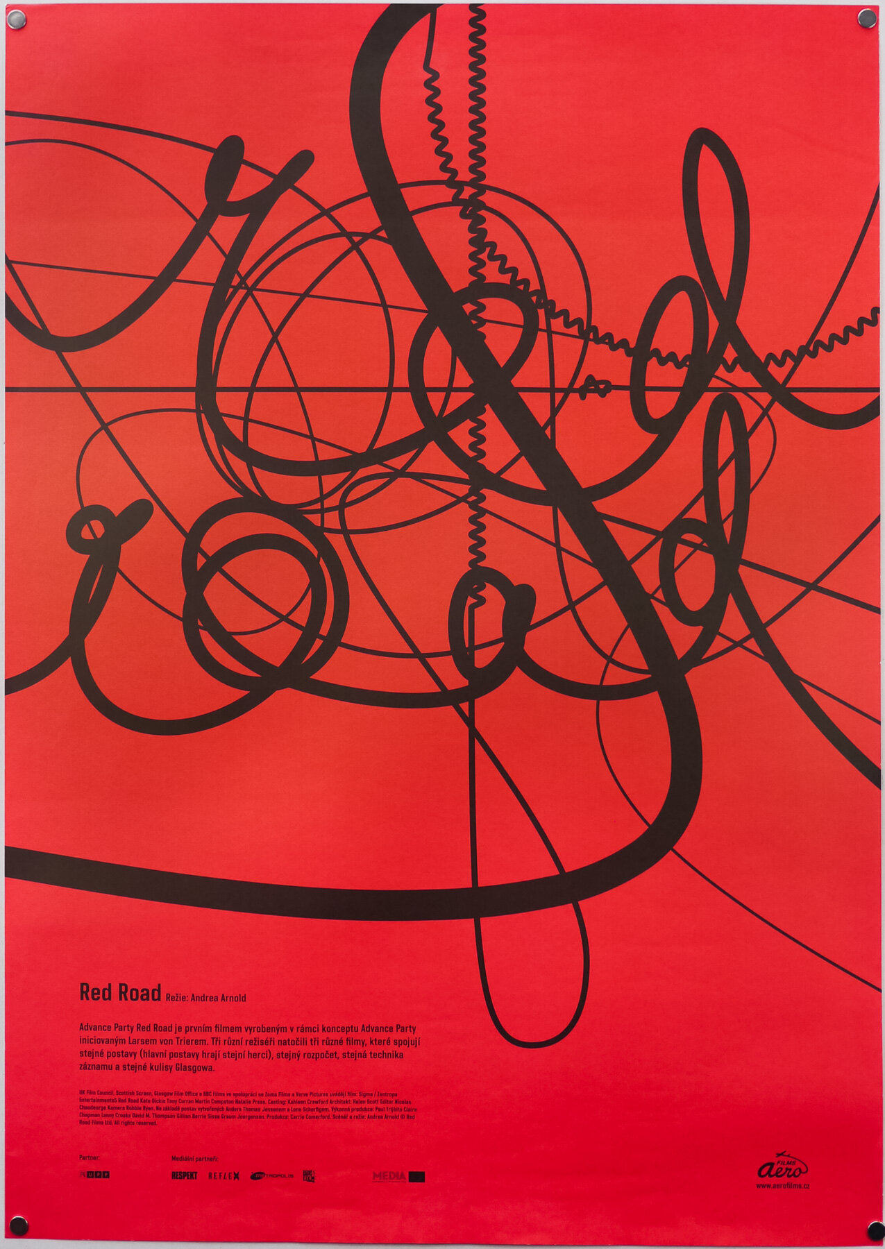 Плакат, постер Красная дорога 2006 (Red Road) на холсте, размер 21х30см