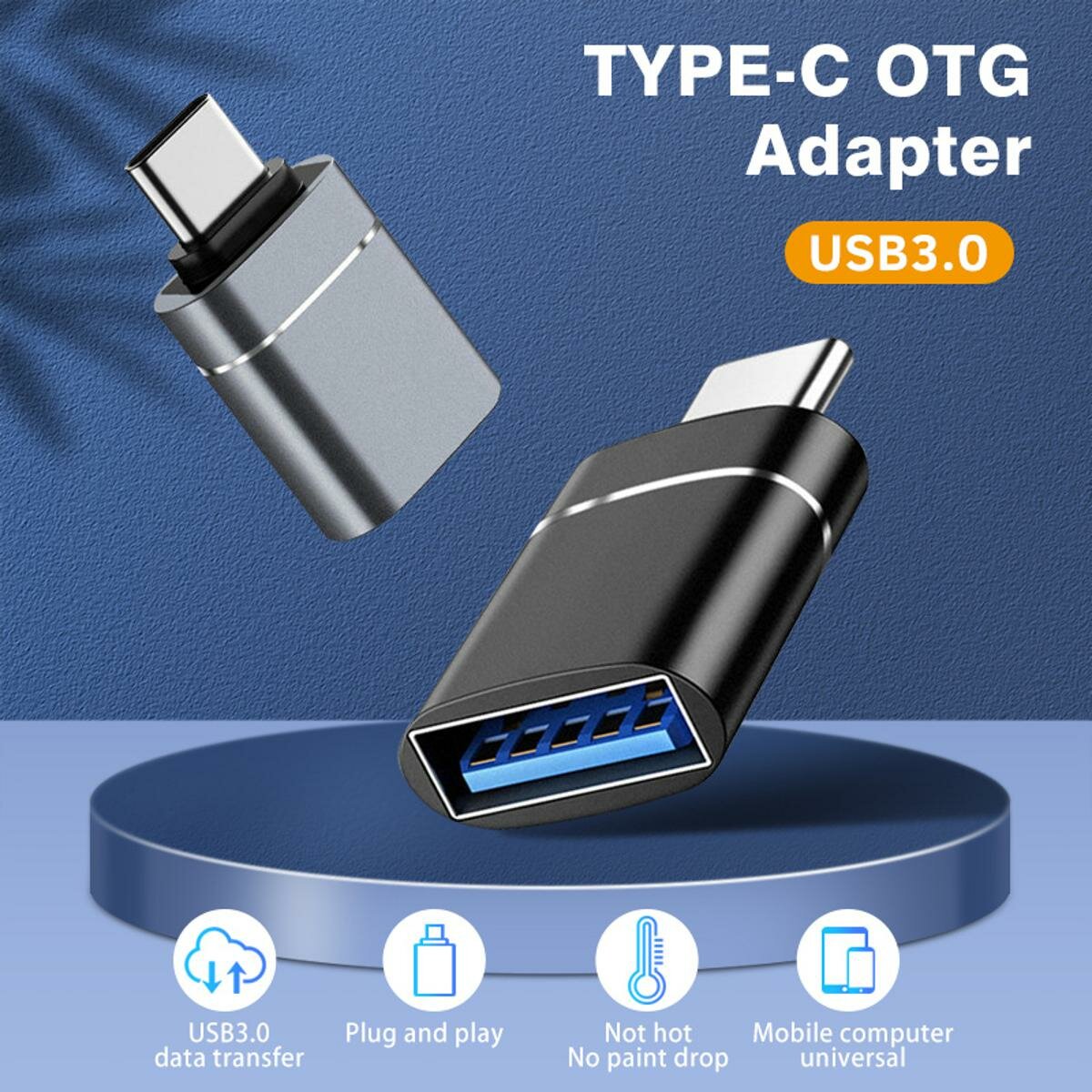 Адаптер USB C OTG Type C на USB-адаптер Type-C OTG-кабель-адаптер для Macbook Pro Air Samsung S20 S10 USB OTG-разъем TYP