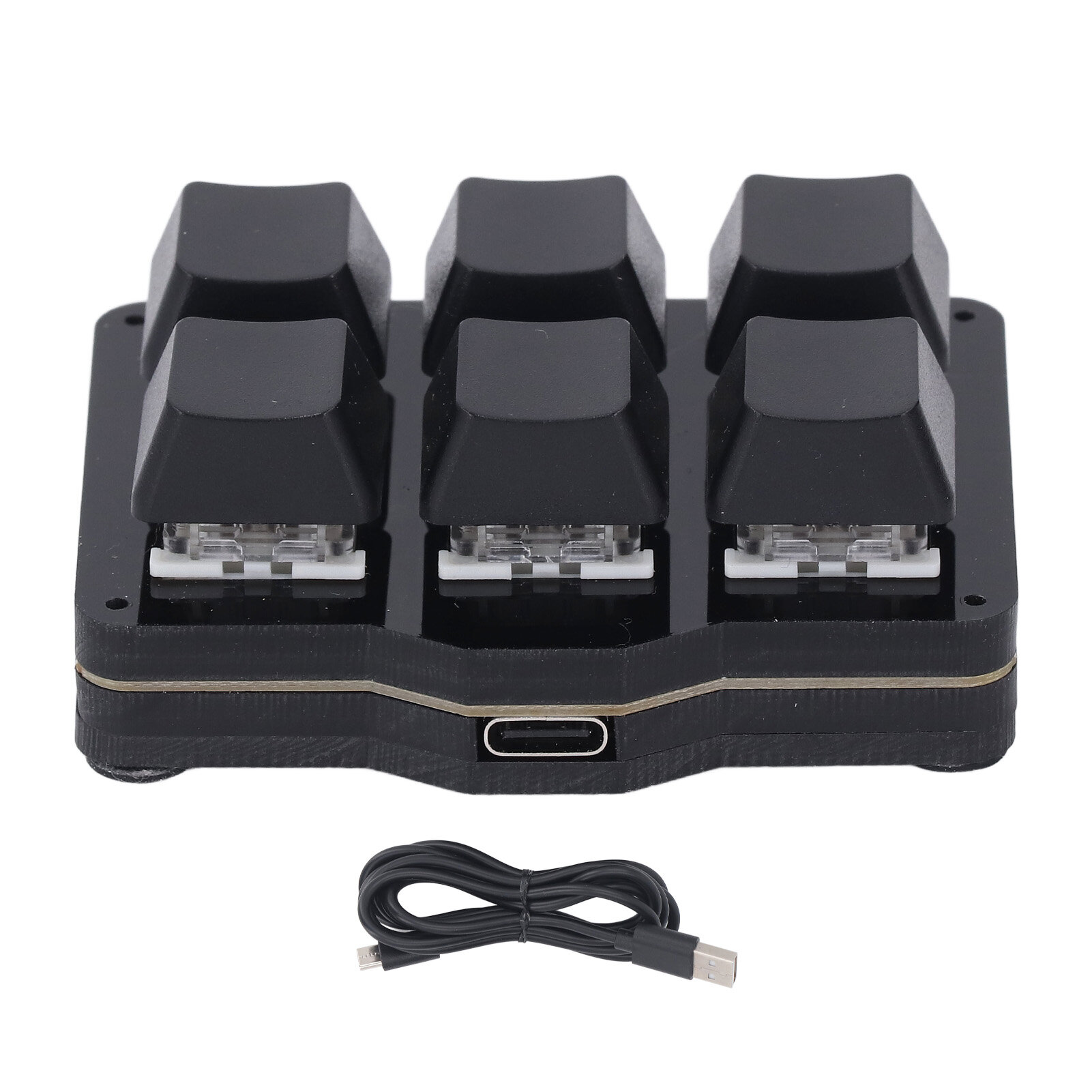 Макроклавиатура односторонняя, 6 программируемых клавиш, NKRO, USB