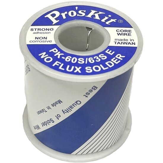 Pro'skit Припой 1.0мм 0.5кг Sn63/Pb37 (без флюса) PK-63S10E С00040284