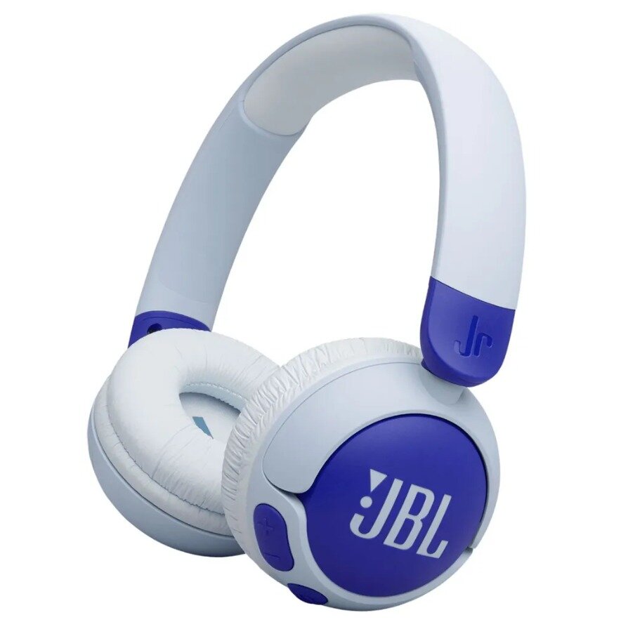 Наушники JBL JR 320 BT Junior, беспроводные, Bluetooth, детские, накладные, синие