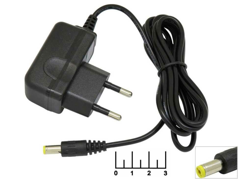 Блок питания 9V 0.85A NH012 импульсный (- внутри) (5.5*1.7) (для весов) Meltbox