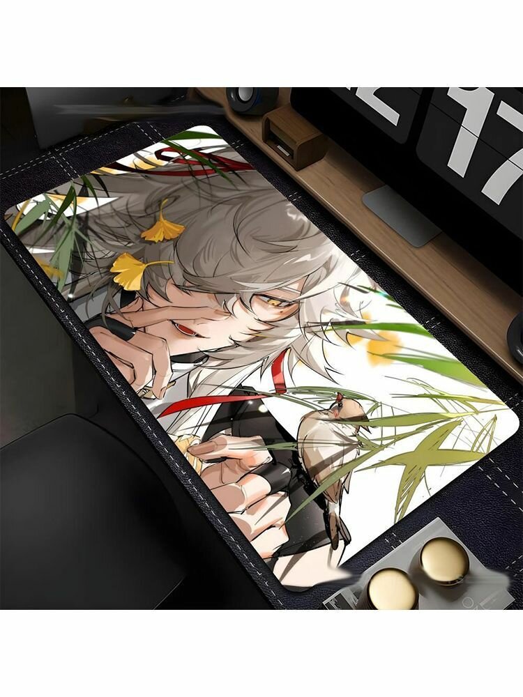 Hongkai Impact Коврик для мыши компьютерный стол Большой Xxl геймерский коврик для клавиатуры Аксессуар