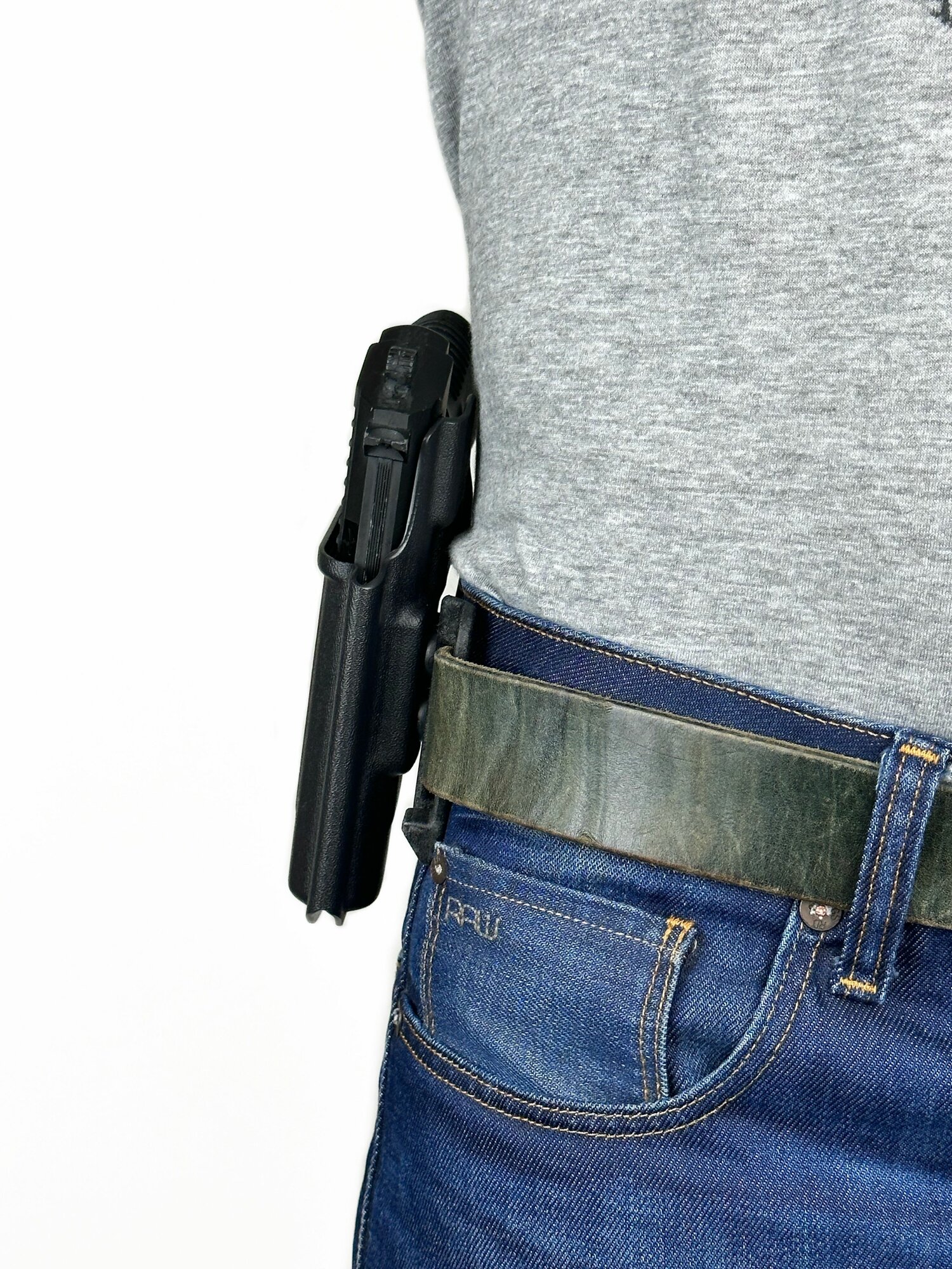 Поясная кобура из кайдекса для П-М17Т (3е поколение, рукоятка Дозор)