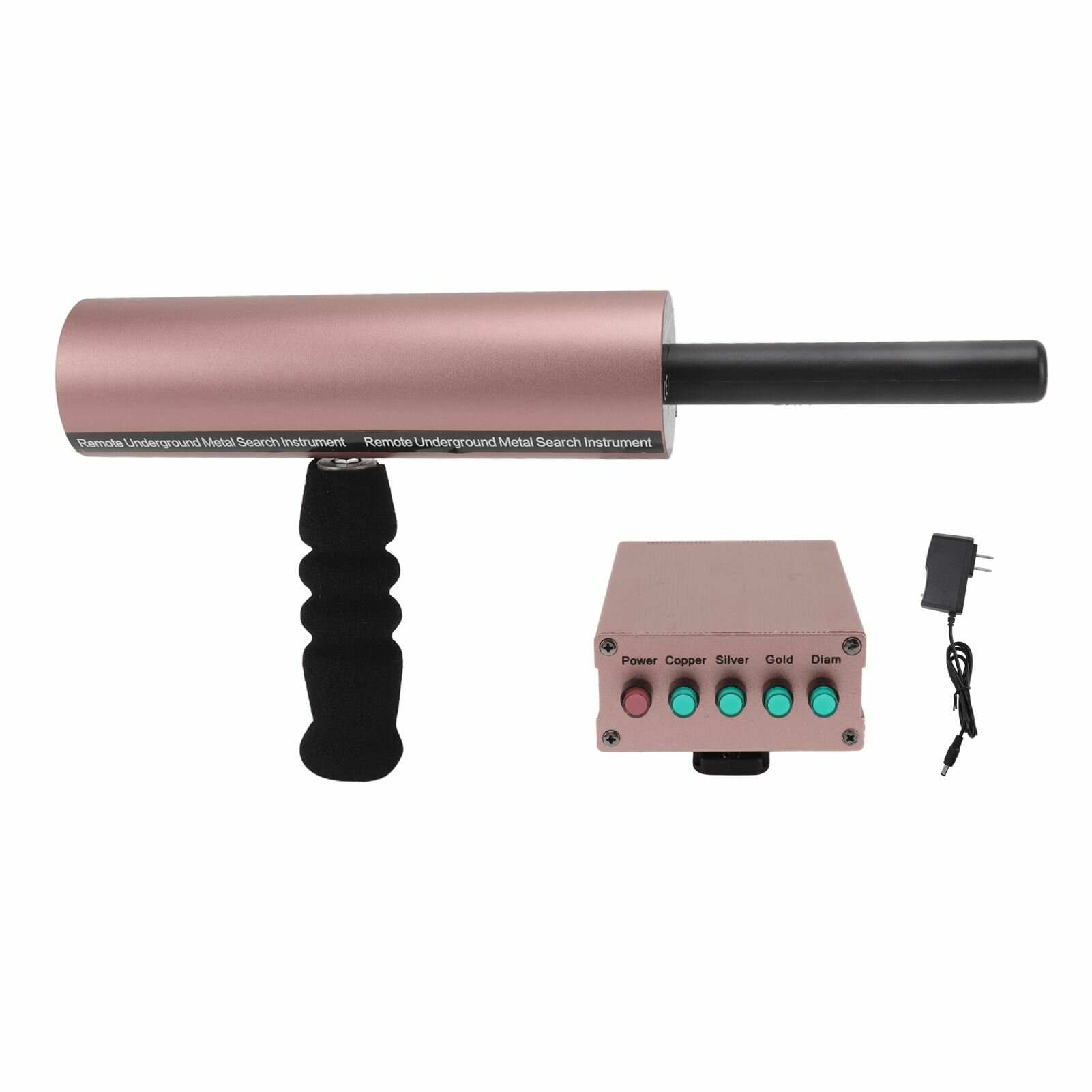 AKS металлоискатель, 14 м глубина, 800 м дальность, US вилка, розовое золото