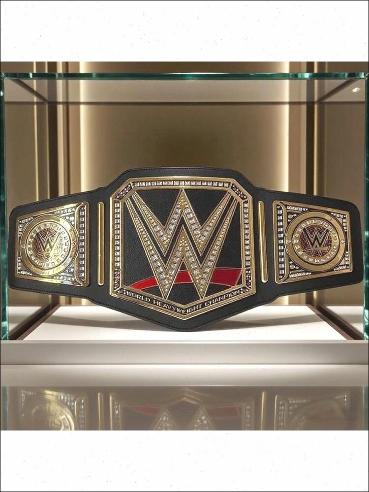 Реплика памятного чемпионского приза WWE World Championship Belt в супертяжелом весе, Боксерский матч 1:1 Golden Belt Fighting, 125 см