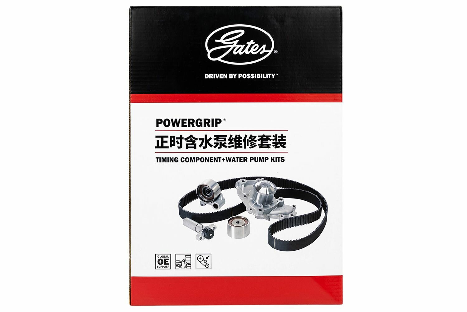 Ремкомплект ГРМ с помпой CHINA ORIGINAL GATES для 8-клапанных Лада Калина, Калина 2, Гранта, Гранта FL, Приора, Ларгус, Ларгус FL, Веста NG, Датсун
