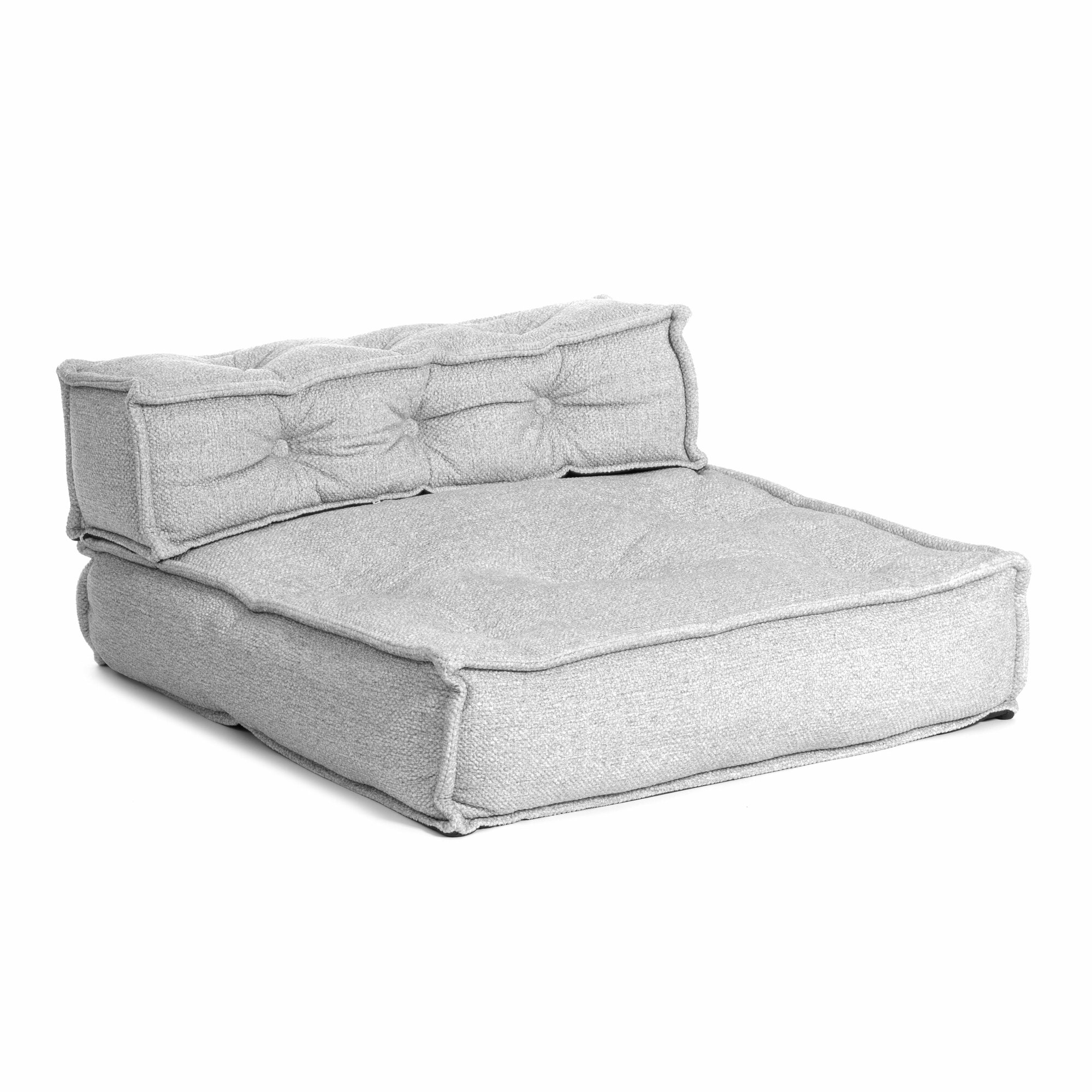 Модуль мягкий прямой, велюр/букле