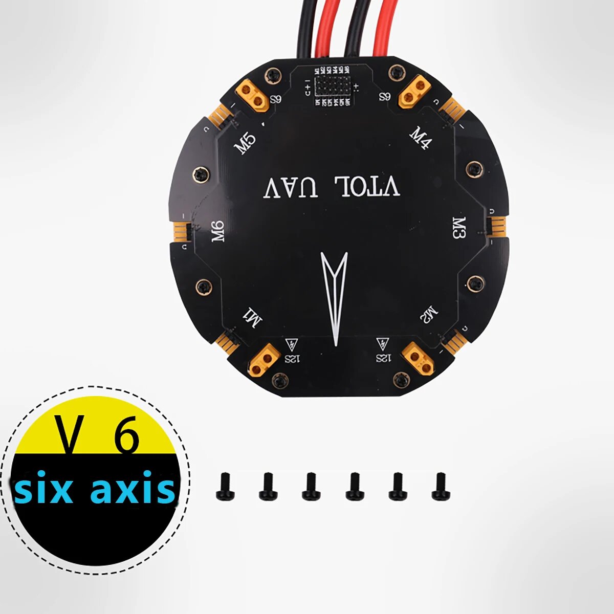 Mayatech Многоосевой модуль управления питанием для БПЛА V6+V8 12S 480A TY 6 AXIS