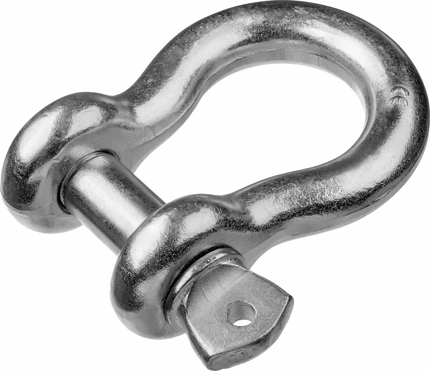 Омегообразная скоба ЗУБР 1/2 (12.7 мм), 6 шт, палец 16 мм, грузовой, цинк, грузоподъемность 2 тн 304525-13