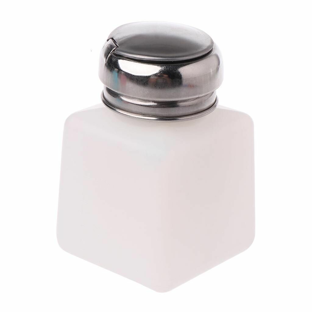 Антистатическая бутылка для алкоголя нажимного типа, 100 мл-белая