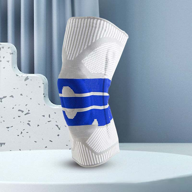 Ортопедический наколенник для коленного сустава компрессионный бандаж для спорта и при артрозе, размер S, 1 штБел голуб