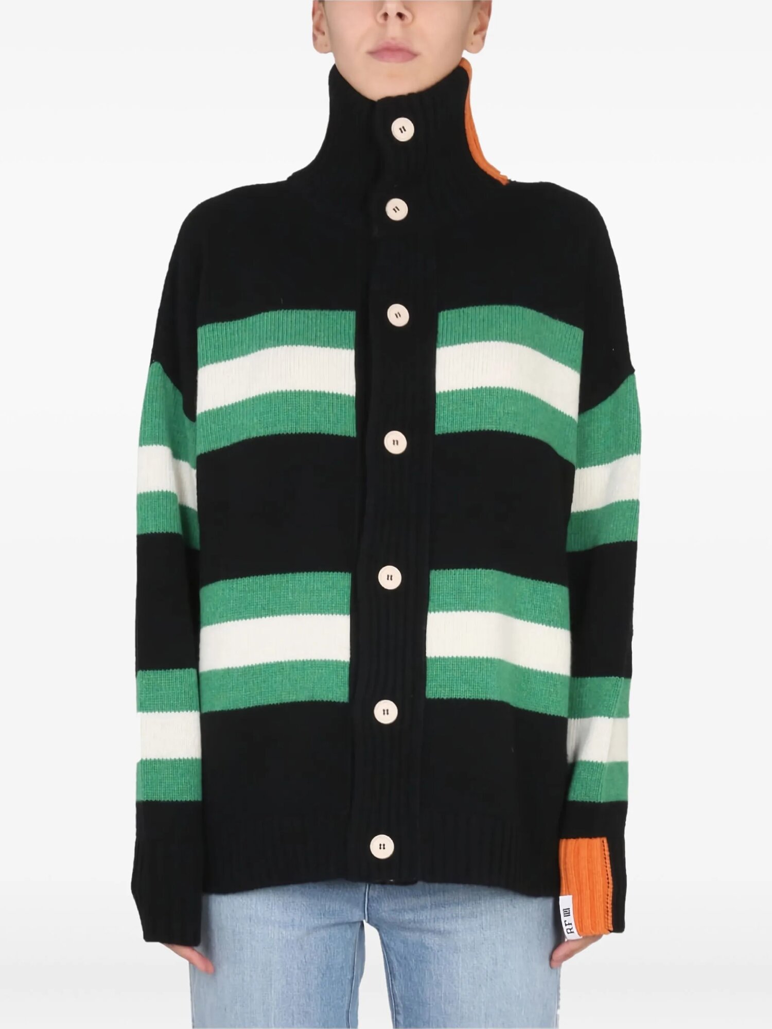 Кардиган  Striped buttoned cardigan