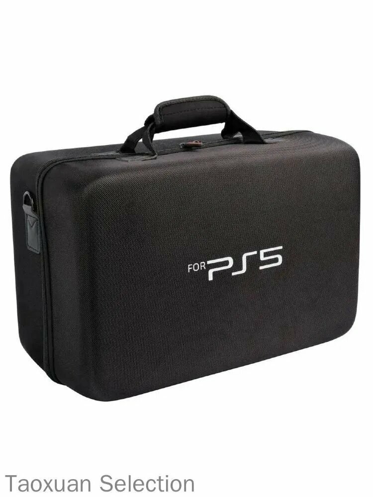 Дорожная сумка для хранения для консоли и геймпадов Sony PlayStation 5/PS5 (черное)