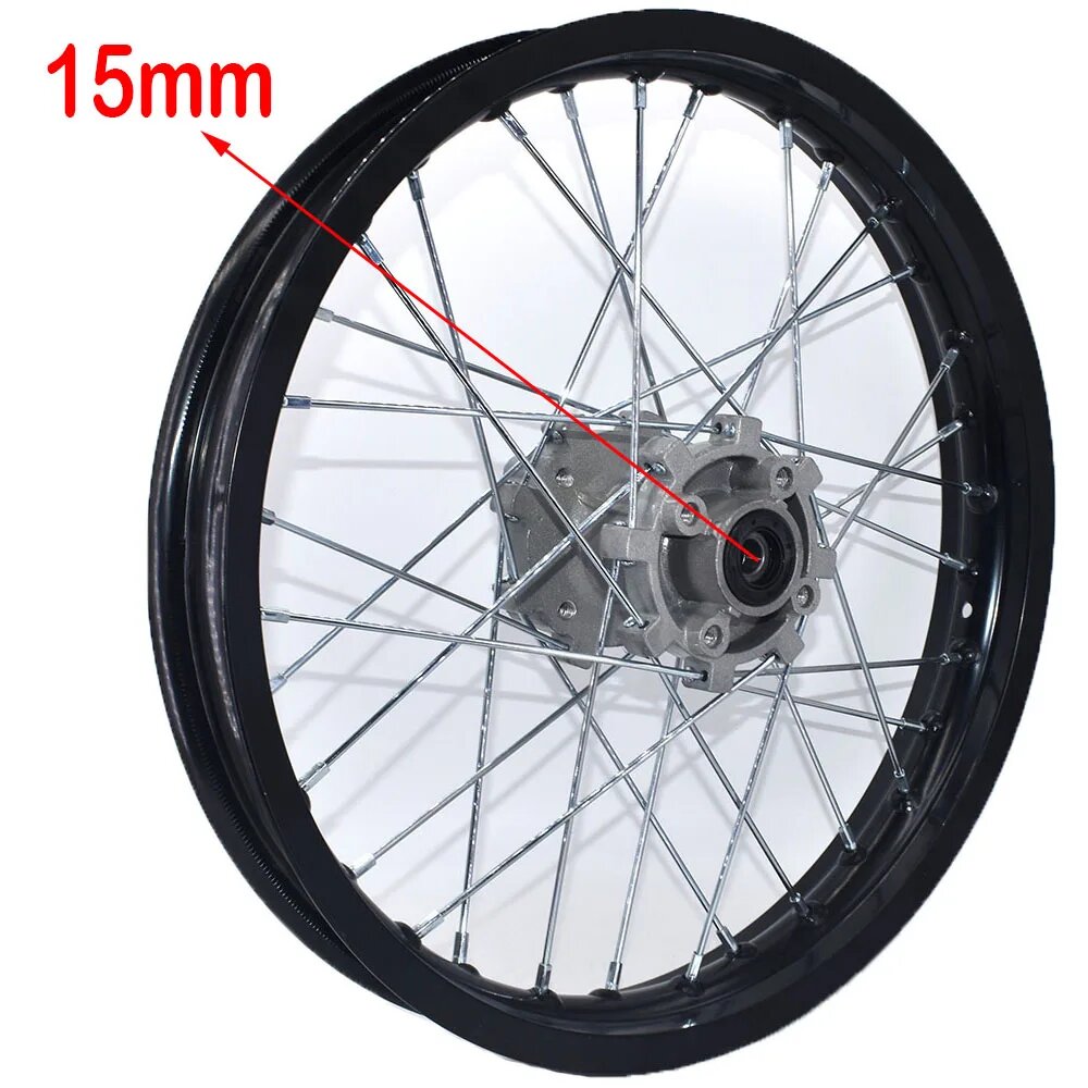 Задние диски для мотоцикла 2,15-18 дюймов, колесные диски из алюминиевого сплава 2,15-18 дюймов для мотоцикла Kayo T2 питбайка Dit Bike, Черный