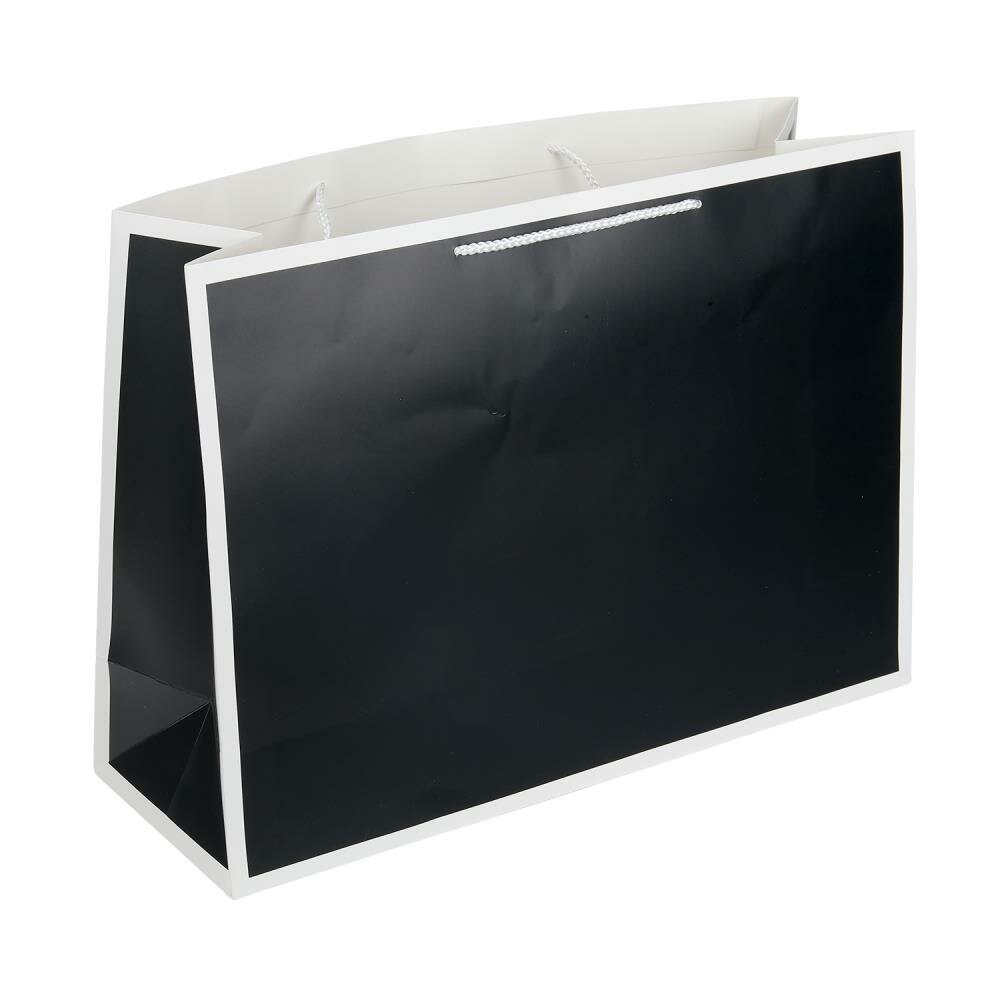 Пакет подарочный матовый XL, черный, 190 гр/м Чудо праздник PXL-128986-B