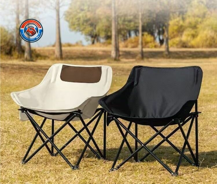 Складной туристический стул алюминиевый, лёгкий походный стул-кресло для рыбалки и отдыха, компактный пляжный стул в сумке, устойчивый X-образный каркас, эргономичное сиденье из оксфорда 600D