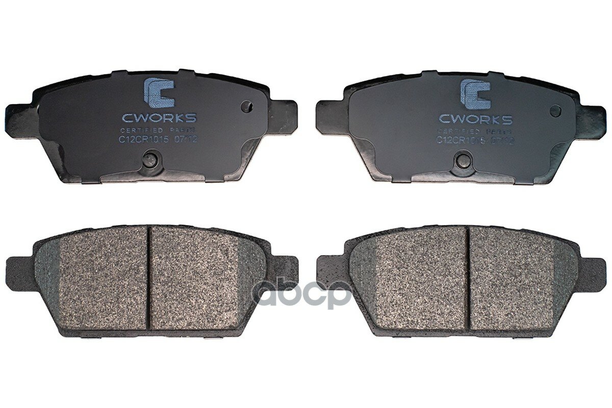 Тормозные колодки задние, Low Metallic CWORKS арт. C12CR1015