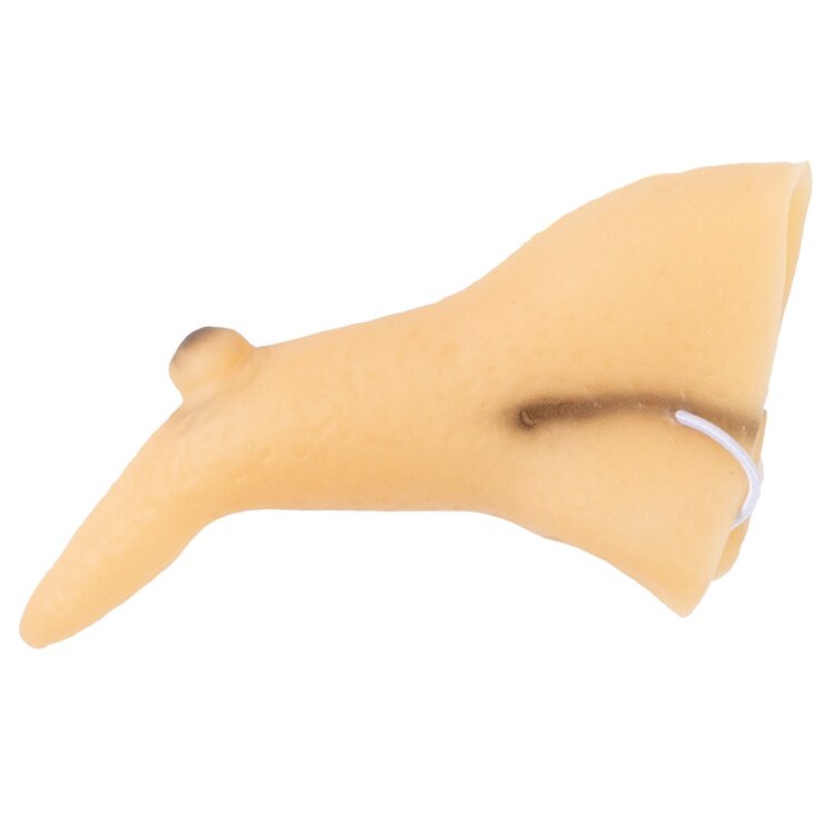 Карнавальный нос ведьмы КНР пластиковый, изогнутый, с бородавкой