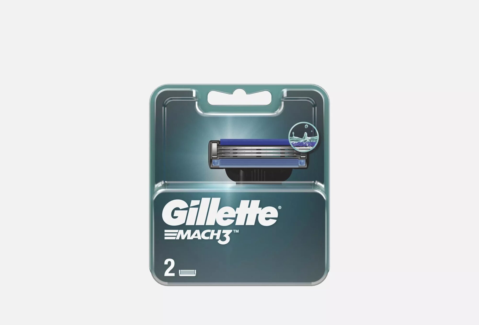 Сменные Кассеты для бритья 2 шт. GILLETTE Mach3