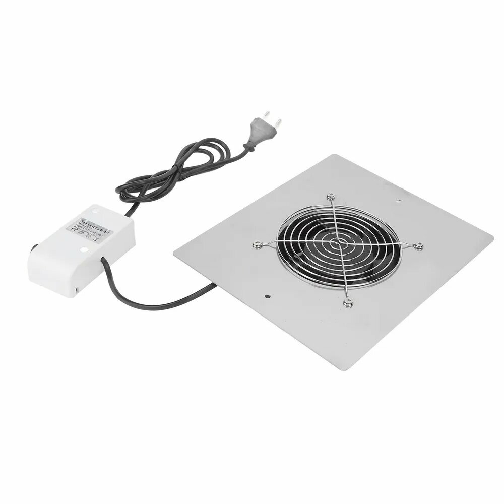 Электрическая бормашина для ногтей Пылесос 60Вт встроенная в стол из металла для салона ногтей с пылеососом, рекомендуемый размер отверстия в столе около 14.5 x 14.5 см, комплект 1 штука