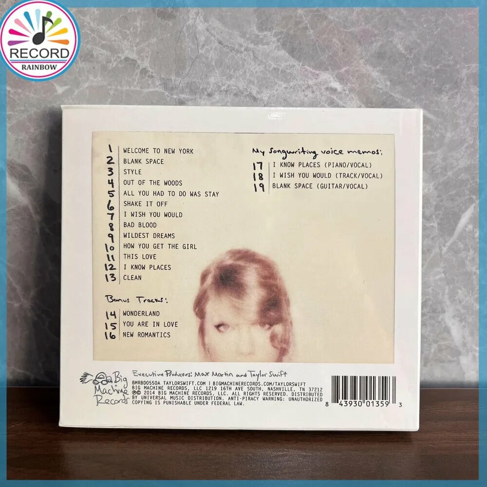 Taylor Swift 1989 Deluxe Edition CD Совершенно новый Запечатанный Альбом