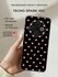 Чехол на Tecno Spark 30C / Текно Спарк 30C с принтом "Розовые сердечки"
