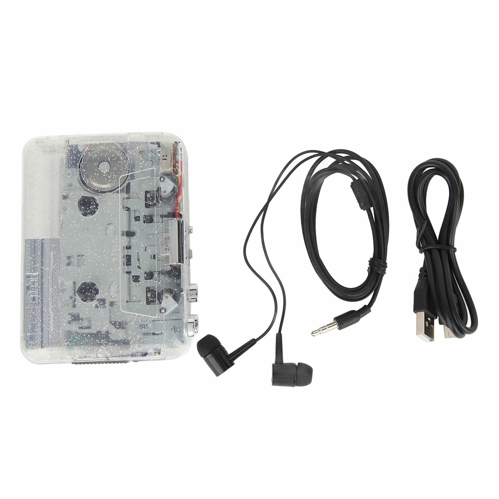 Конвертер кассет в MP3 HiFi USB 2.0 прозрачный корпус