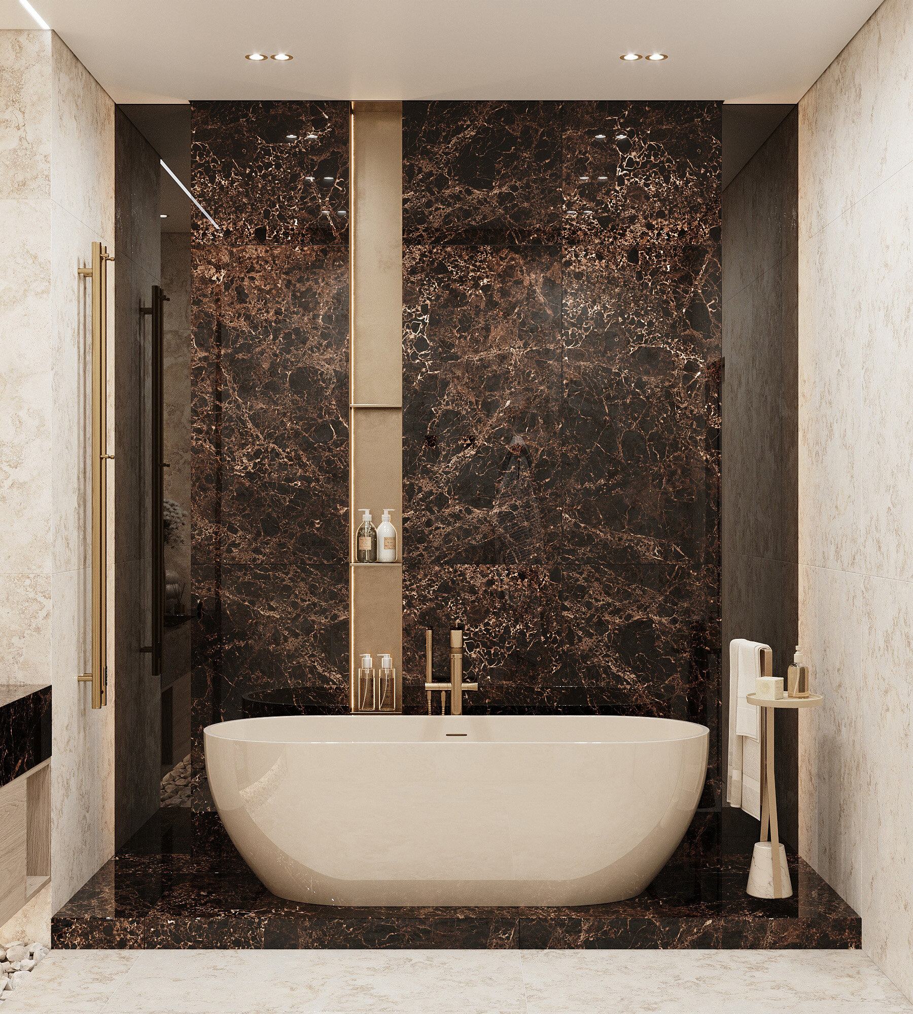 Керамогранит 1200 × 600 мм VATICAN EMPERADOR Поверхность: Хай Глосс (цена за 1 плитку 0,72м2)