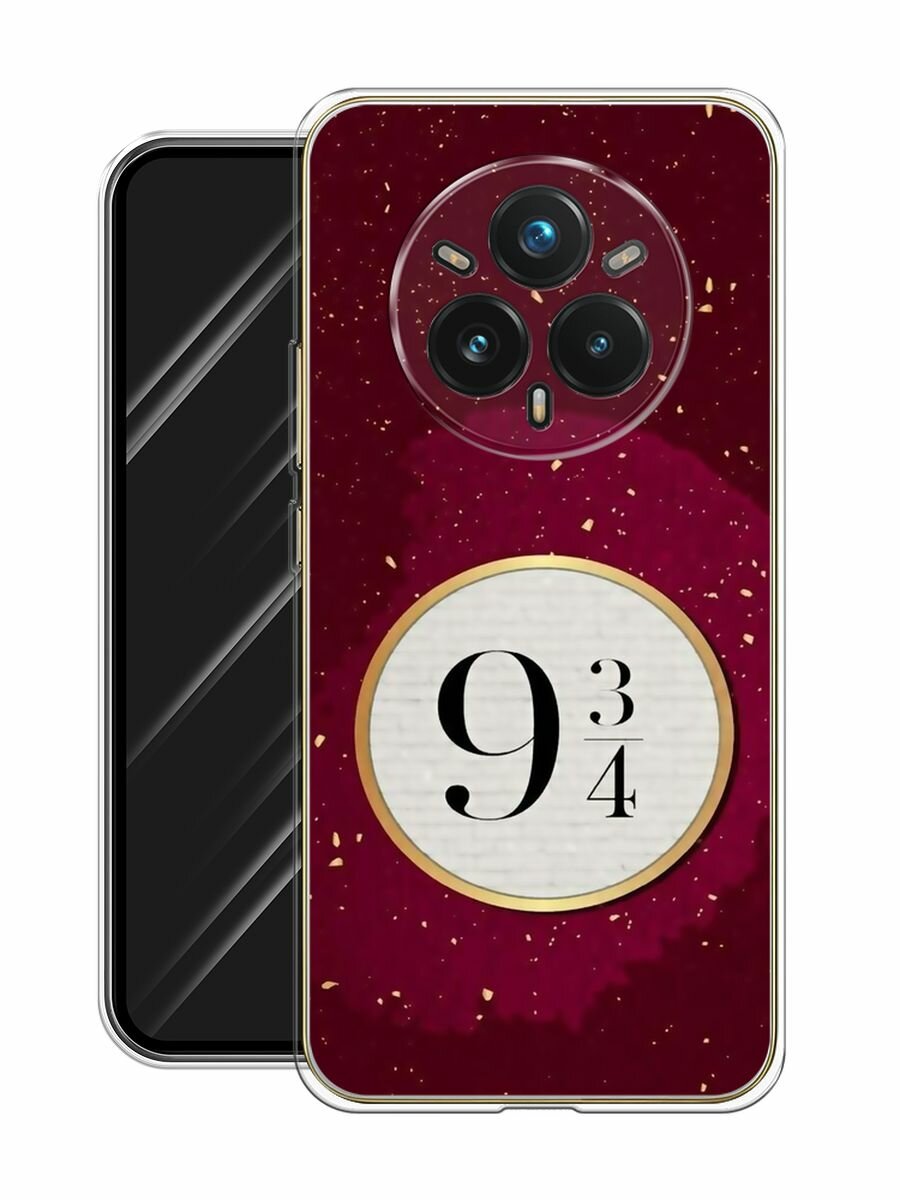 Силиконовый чехол на Realme 14 Pro+ / Реалми 14 Про+ с принтом 9 и 3/4 — фото 1