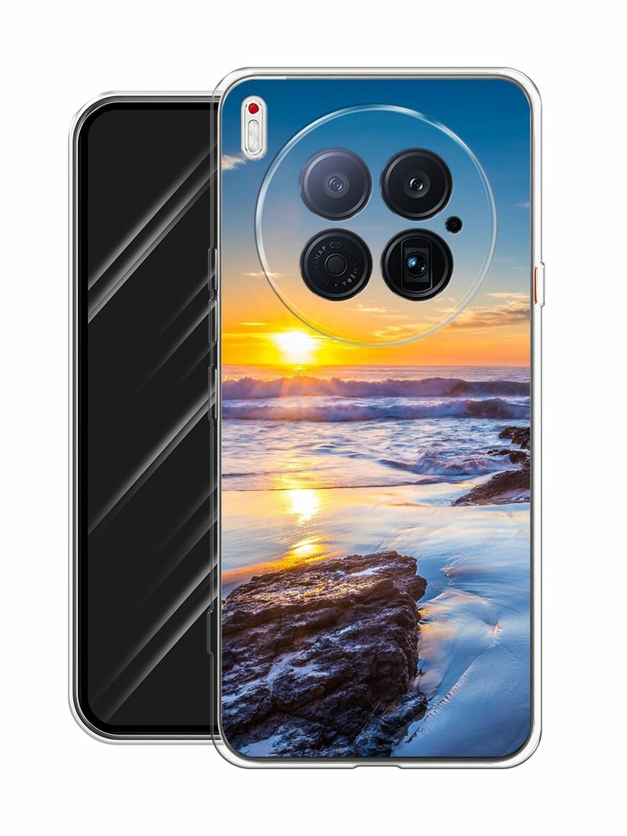 Чехол на Tecno Camon 40 Premier / Текно Камон 40 Премьер с принтом "Восход 6" — фото 1
