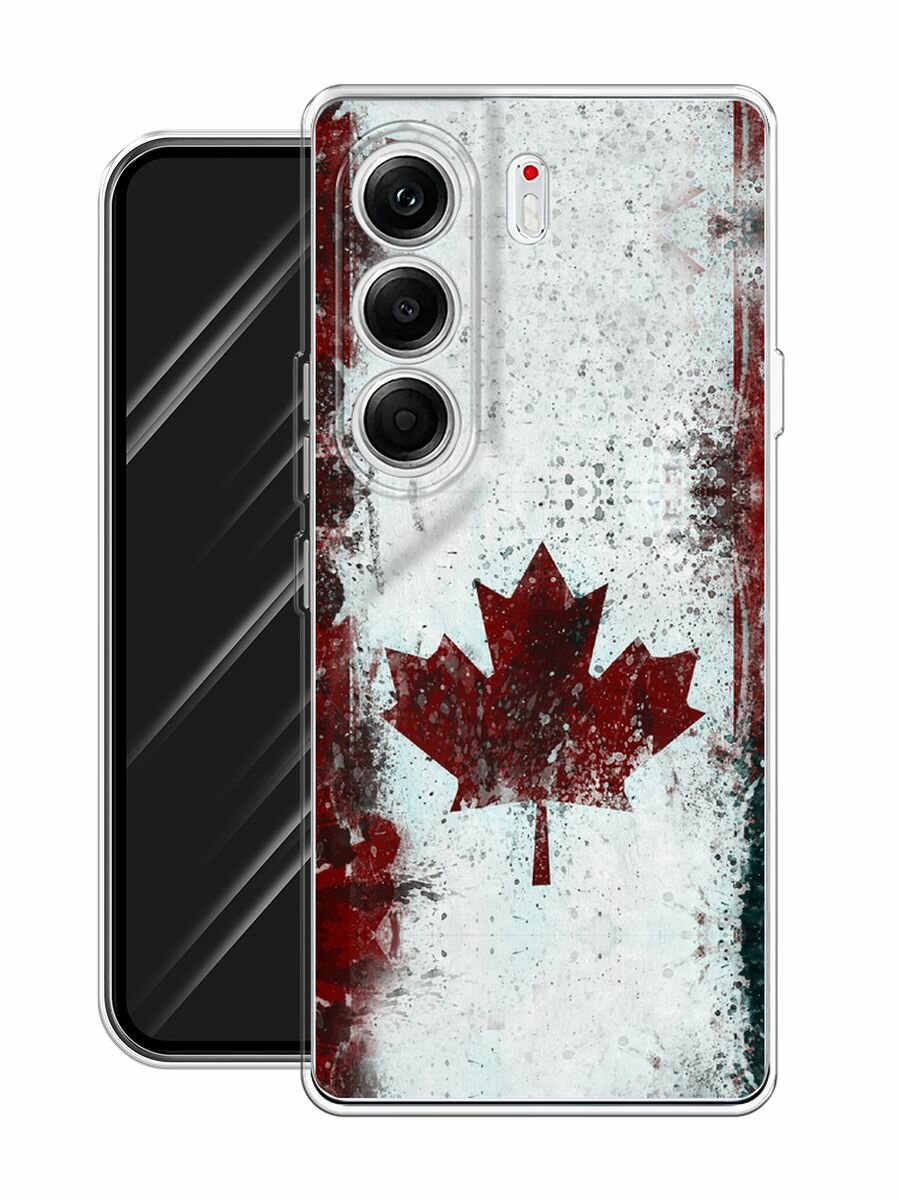 Чехол на Tecno Camon 40 Pro / Текно Камон 40 Про с принтом "Канада" — фото 1