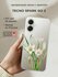 Чехол на Tecno Spark Go 2 / Текно Спарк Го 2 с принтом "White lily", прозрачный