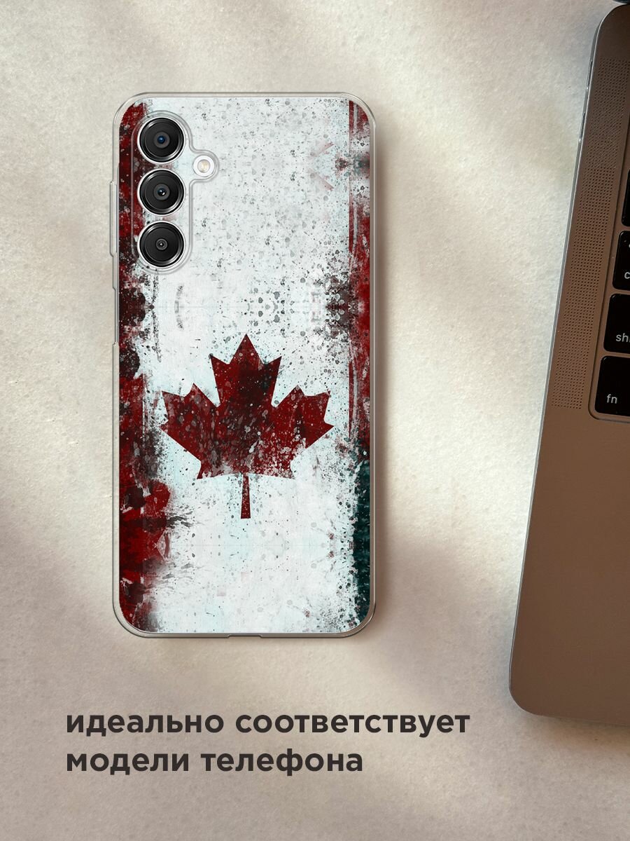 Чехол на Samsung Galaxy A16 / Самсунг А16 с принтом "Канада" — фото 1