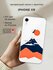 Чехол на Apple iPhone XR / Айфон XR с принтом "Кот-гора", прозрачный