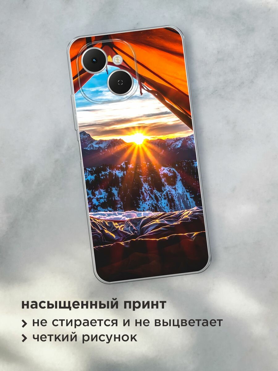 Чехол на Tecno Spark 40C / Текно Спарк 40C с принтом "Горы 7" — фото 1
