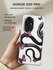 Чехол на Honor 200 Pro / Хонор 200 Про с принтом "Snake and butterflies 2"
