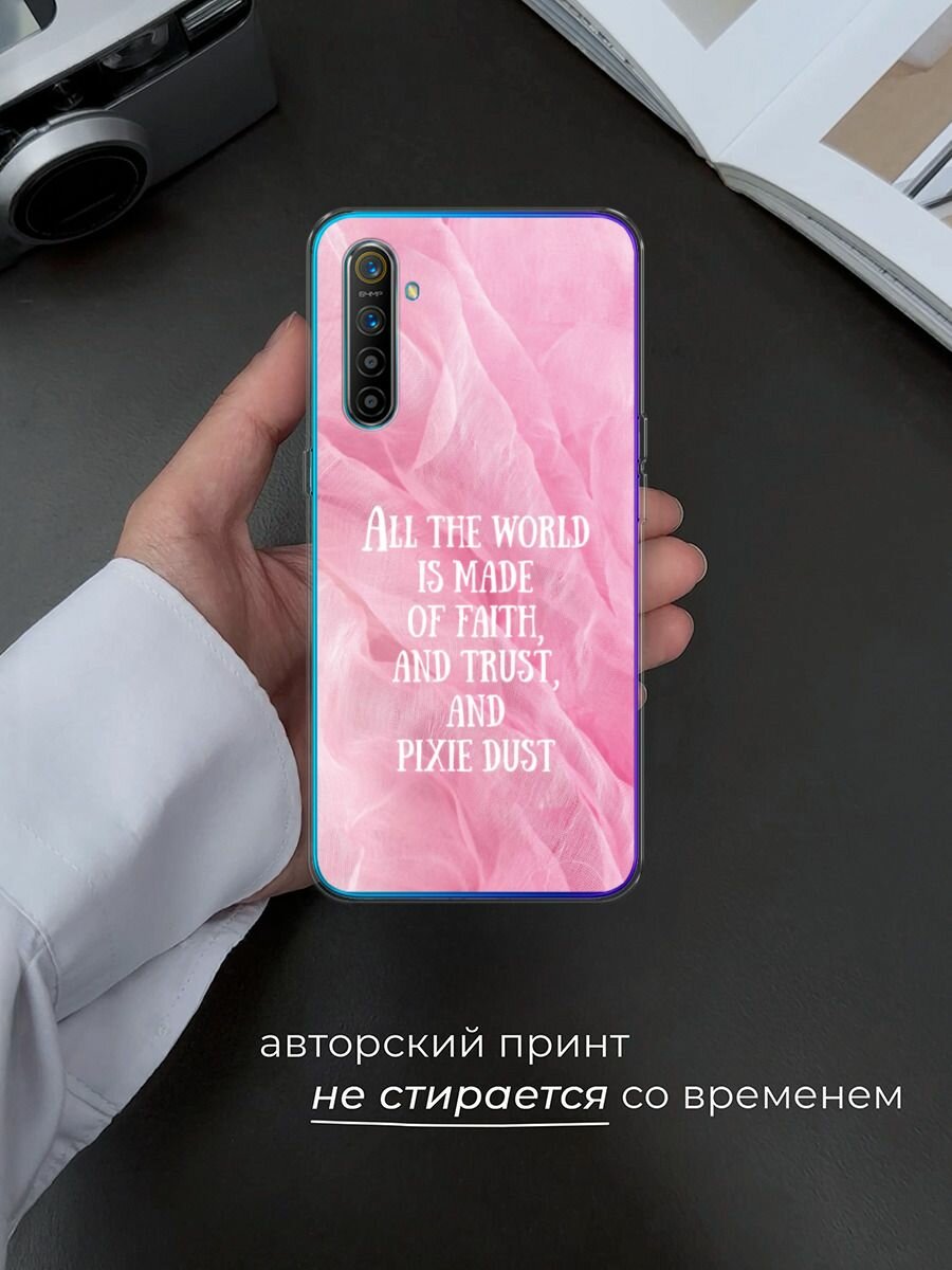 Чехол на Realme XT / Реалми XT с принтом "Pixie dust - 8 марта" — фото 1