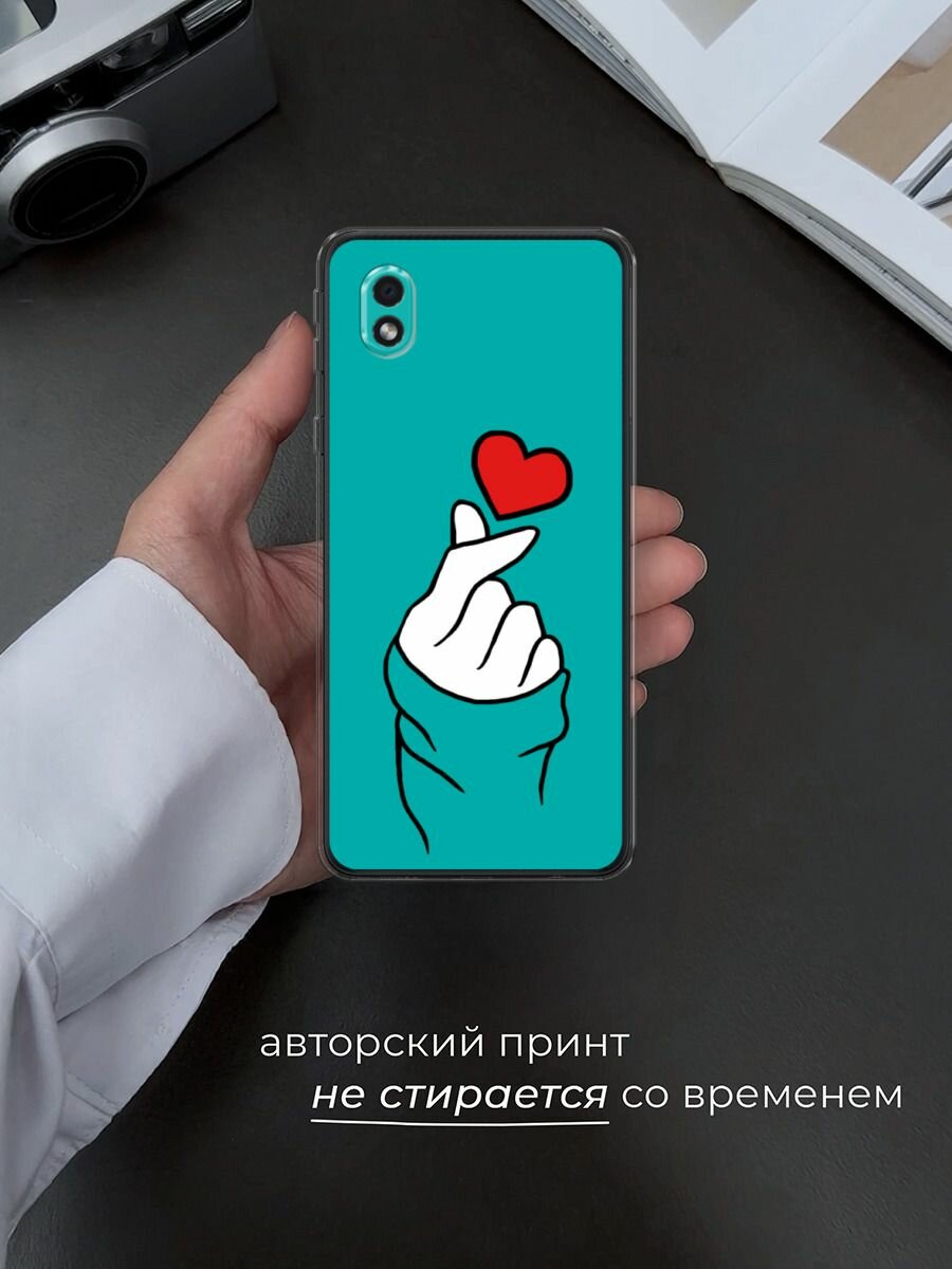 Чехол на Samsung Galaxy A01 Core / Самсунг Галакси А01 Core с принтом "Маленькое сердечко" — фото 1